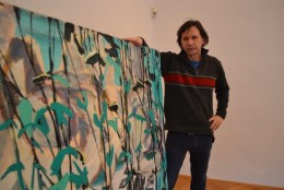 Daniel Balabán vystavuje na Sokolské obraz se silnou vzpomínkou na ...