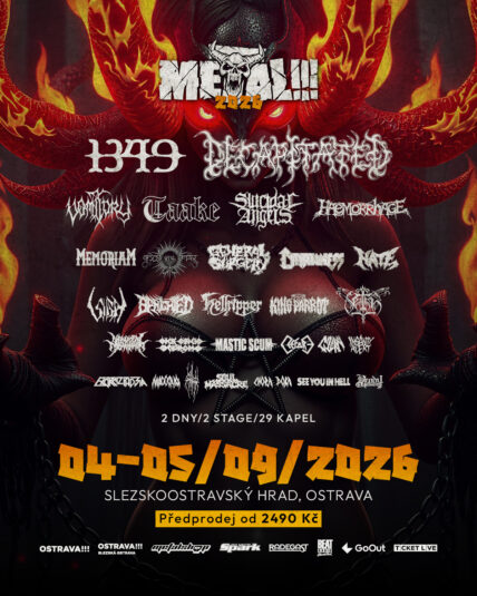 Festival Metal!!! 2026 oznámil kompletní hudební program. Na dva dny ...